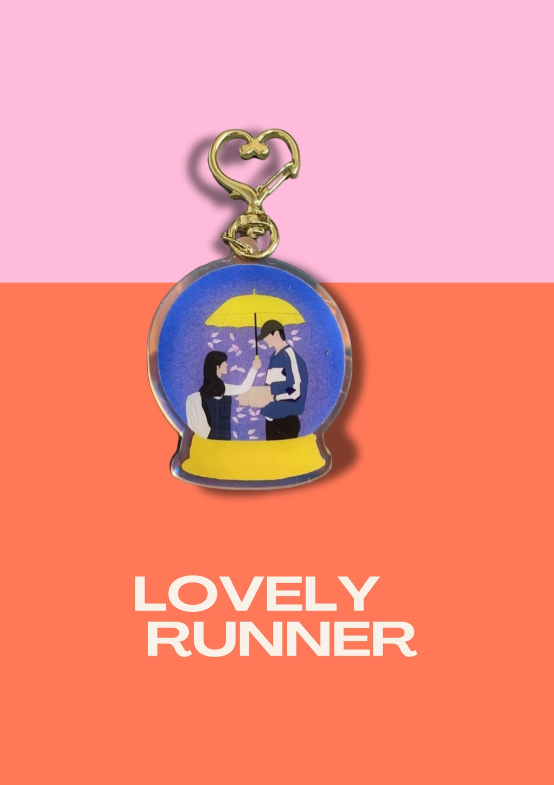 Lovely Runner Keychain | Sun-jae & Im Sol Rainbow Acrylic Keychain - Etsy