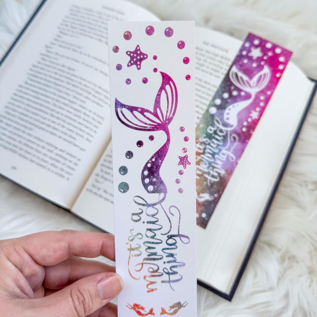 Mermaid Bookmark, Mermaid Lover, Kids Bookmarks, Magical, Unique ...
