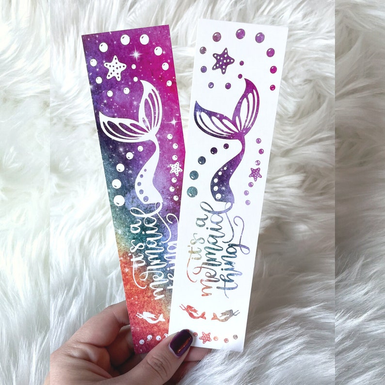 Mermaid Bookmark Mermaid Lover Kids Bookmarks Magical - Etsy