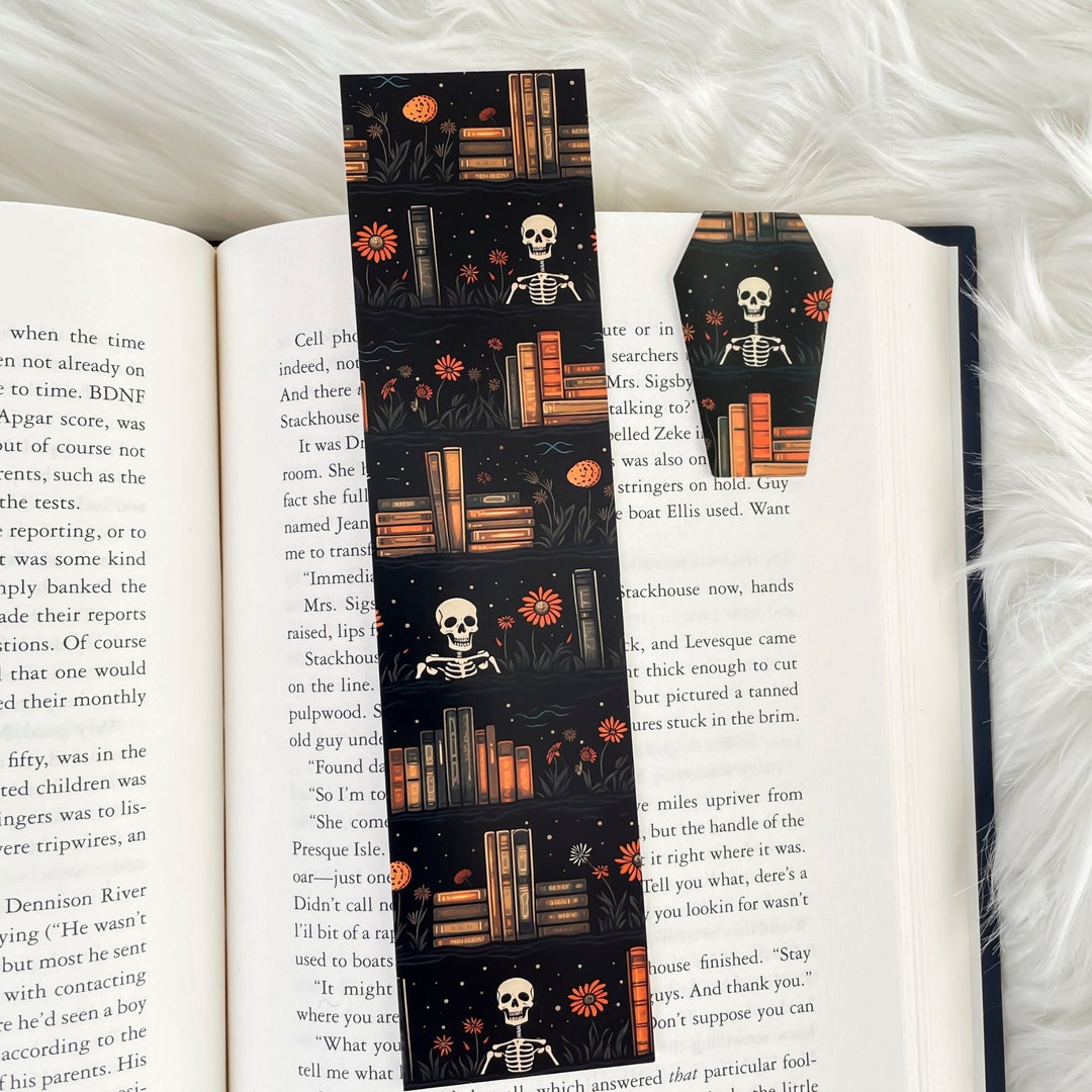 Halloween Bookmark, Spooky Bookmark, Halloween Bookish, Spooky Bookish ...