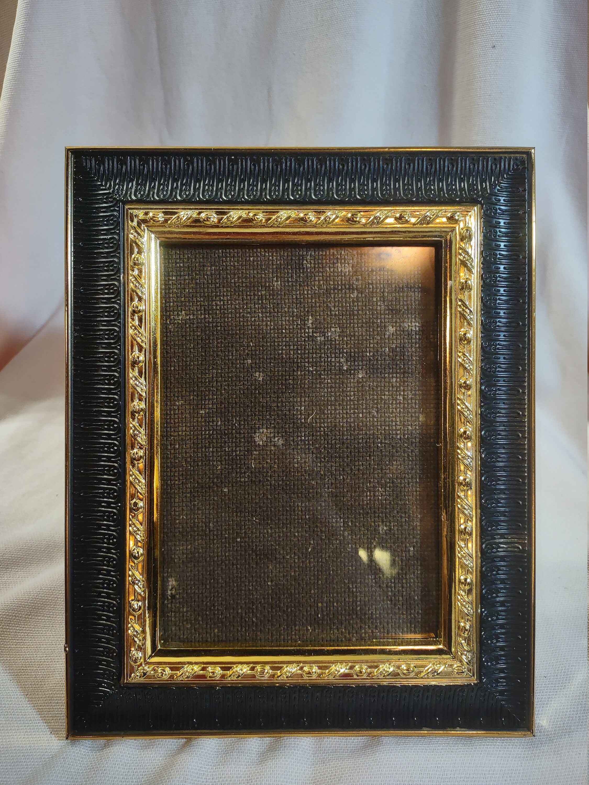 Frames 5x7 Emerald Green with Gold Detail Easel Back Plastic Framing ...