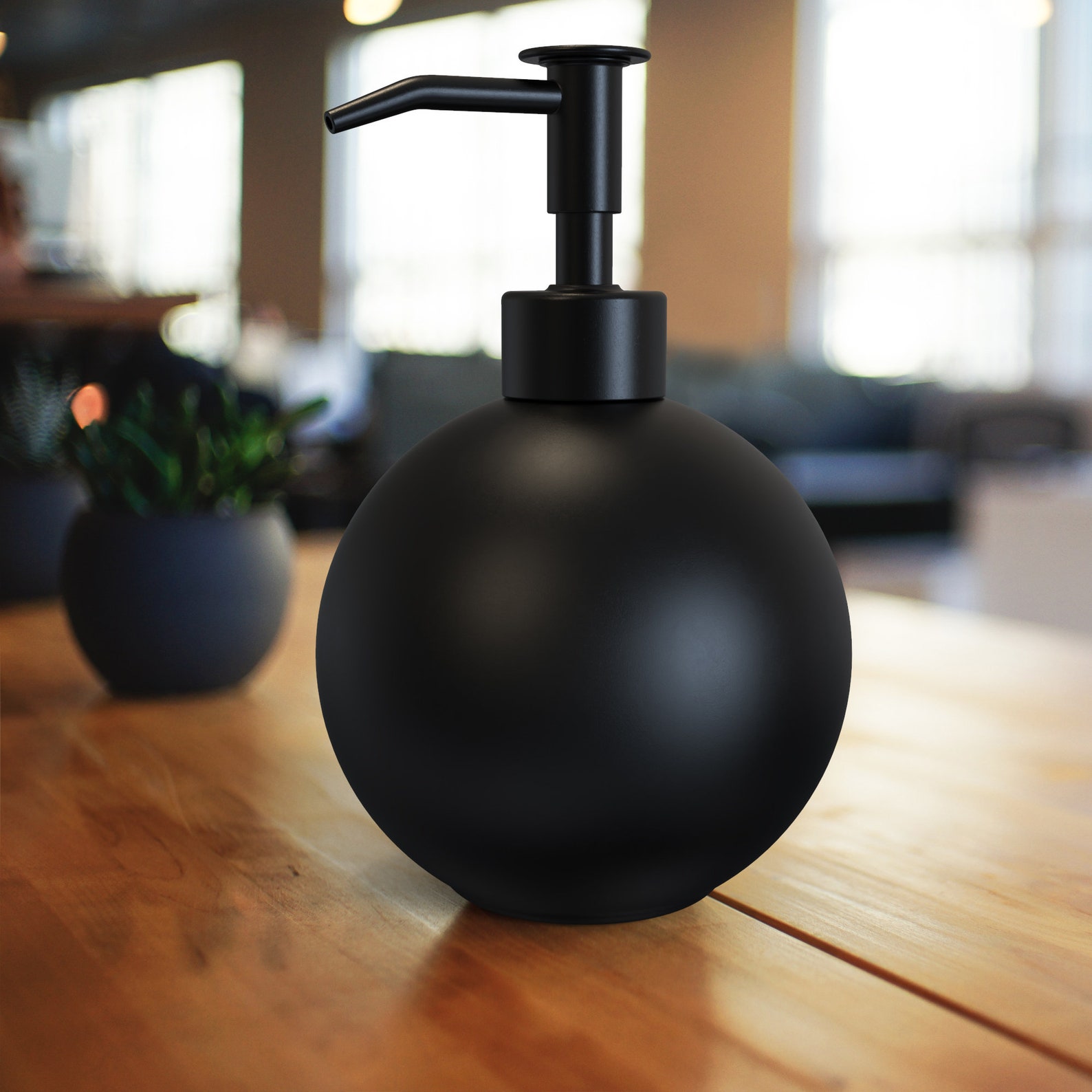 Matte Black Soap Dispenser Premium Soap Dispenser For Etsy