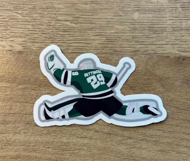 Jake Oettinger Sticker | Dallas Stars | Water Resistant - Etsy