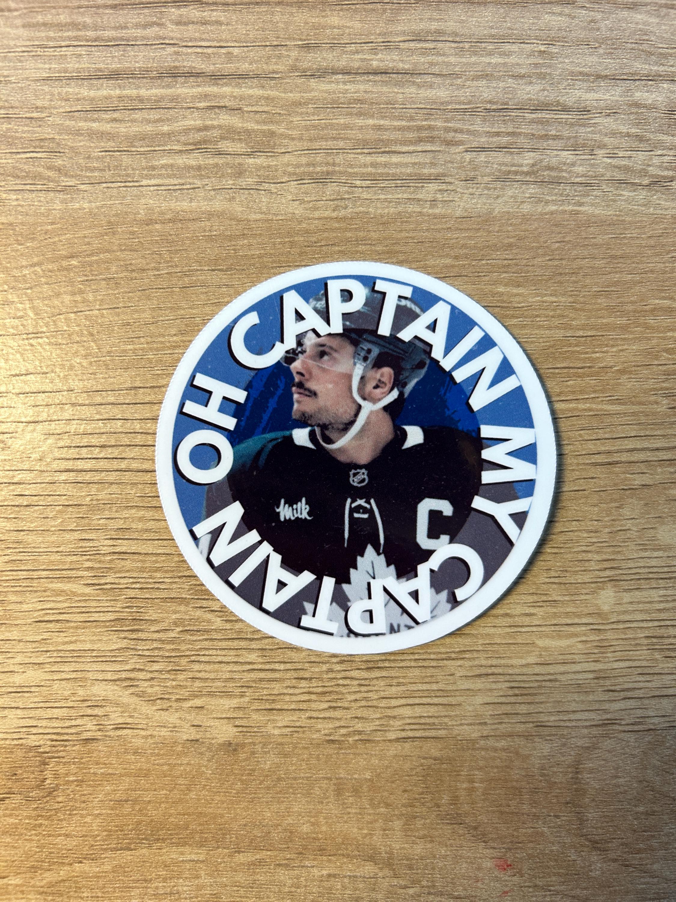 Oh Captain, My Captain NHL Hockey Stickers | Quinn Hughes, Nico ...