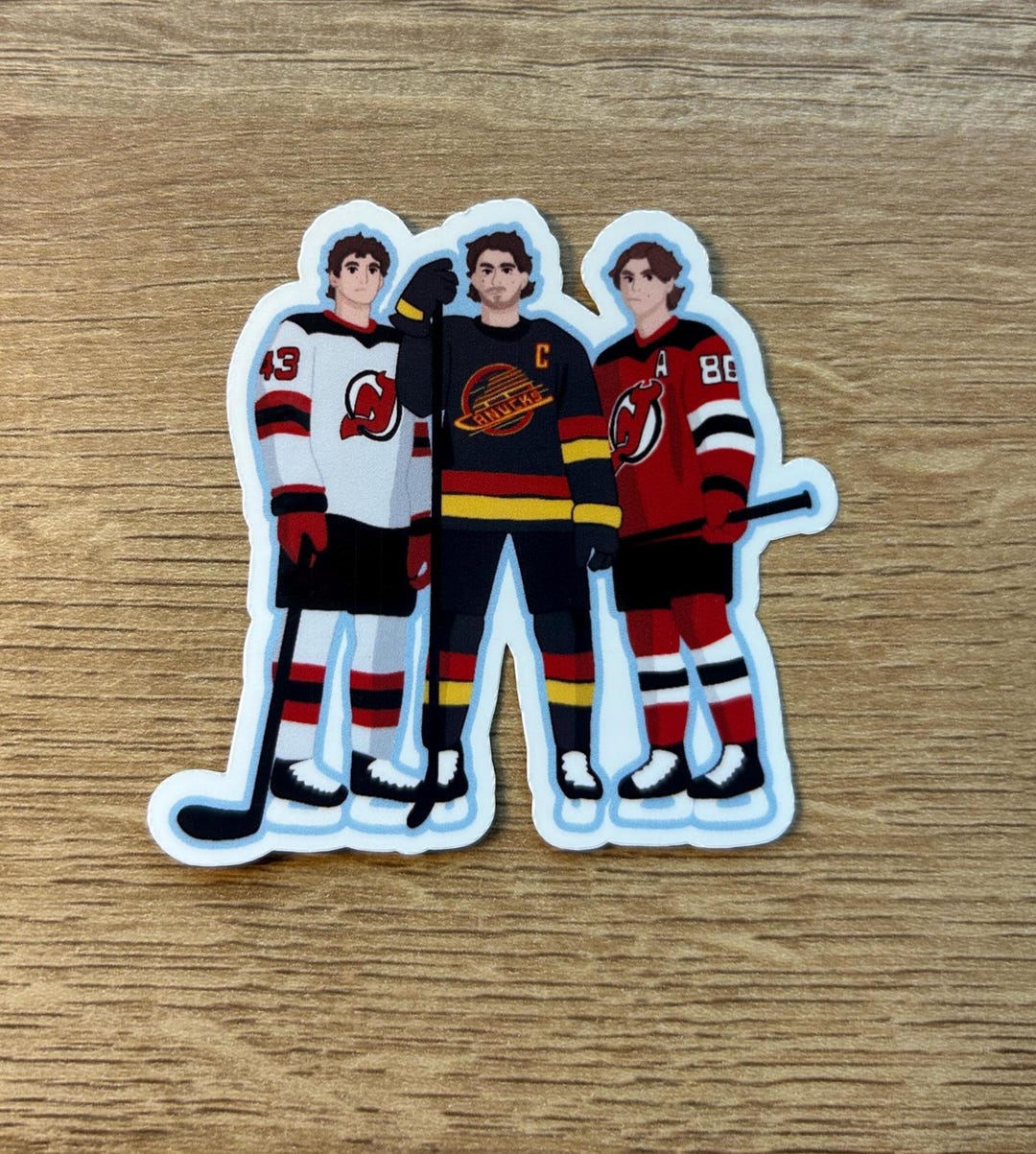 Hughes Brothers Sticker | New Jersey Devils, Canucks | Jack Hughes ...