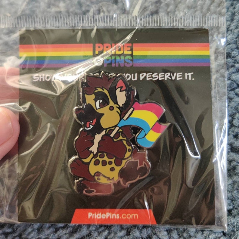 Pride Pins by Fursona Pins Pansexual Pride Flag Hard Enamel Pins - Etsy