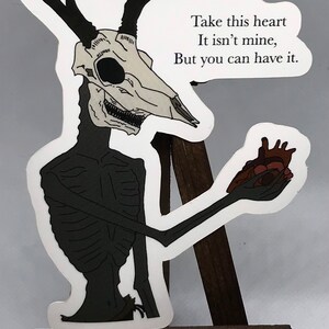 Wendigos Valentine vinyl Sticker - Etsy