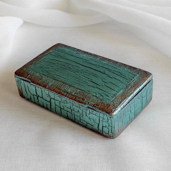 Painted Wooden Box - Etsy