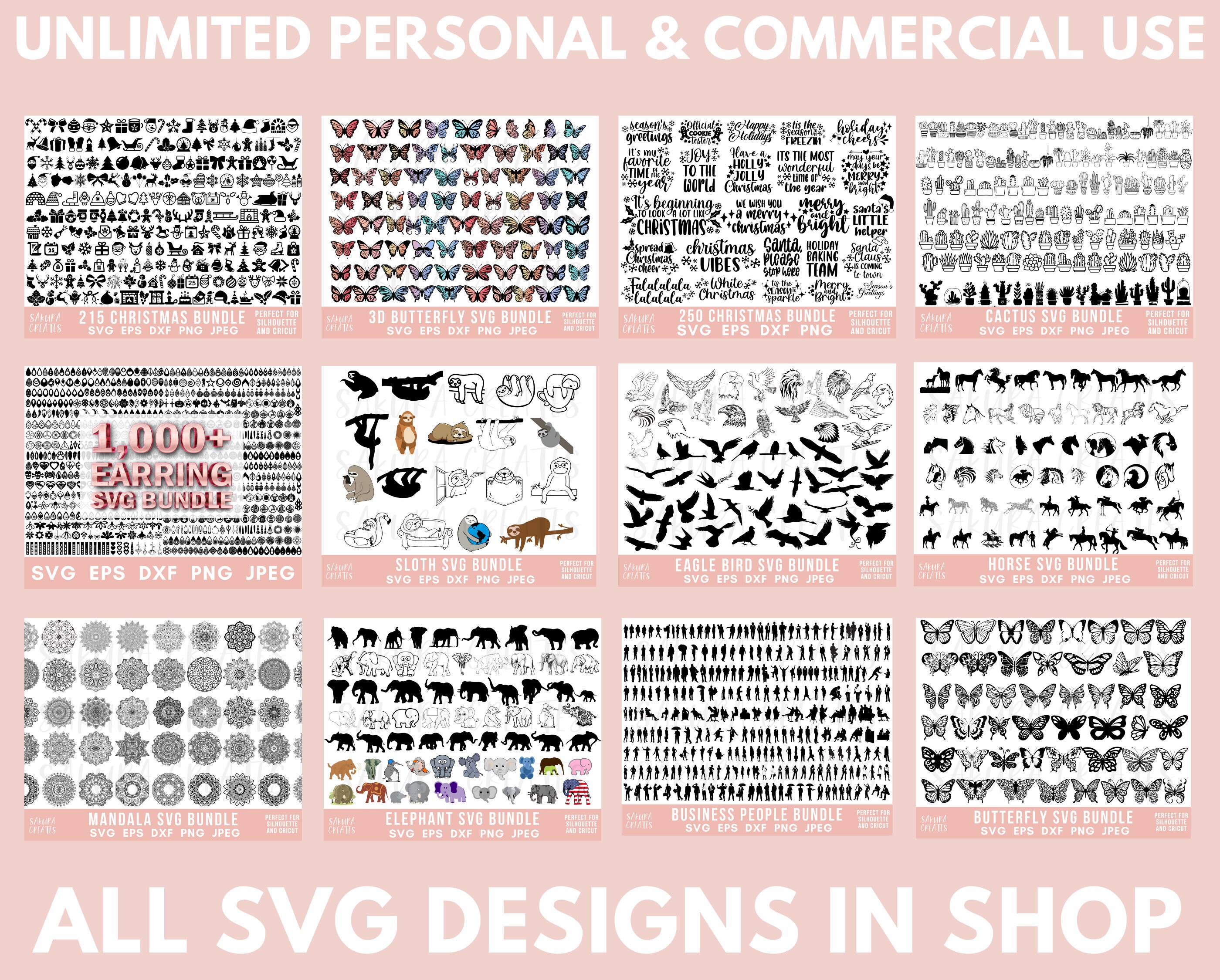 Mega SVG bundle svg bundles fonts svg bundle svg files for - Etsy.de