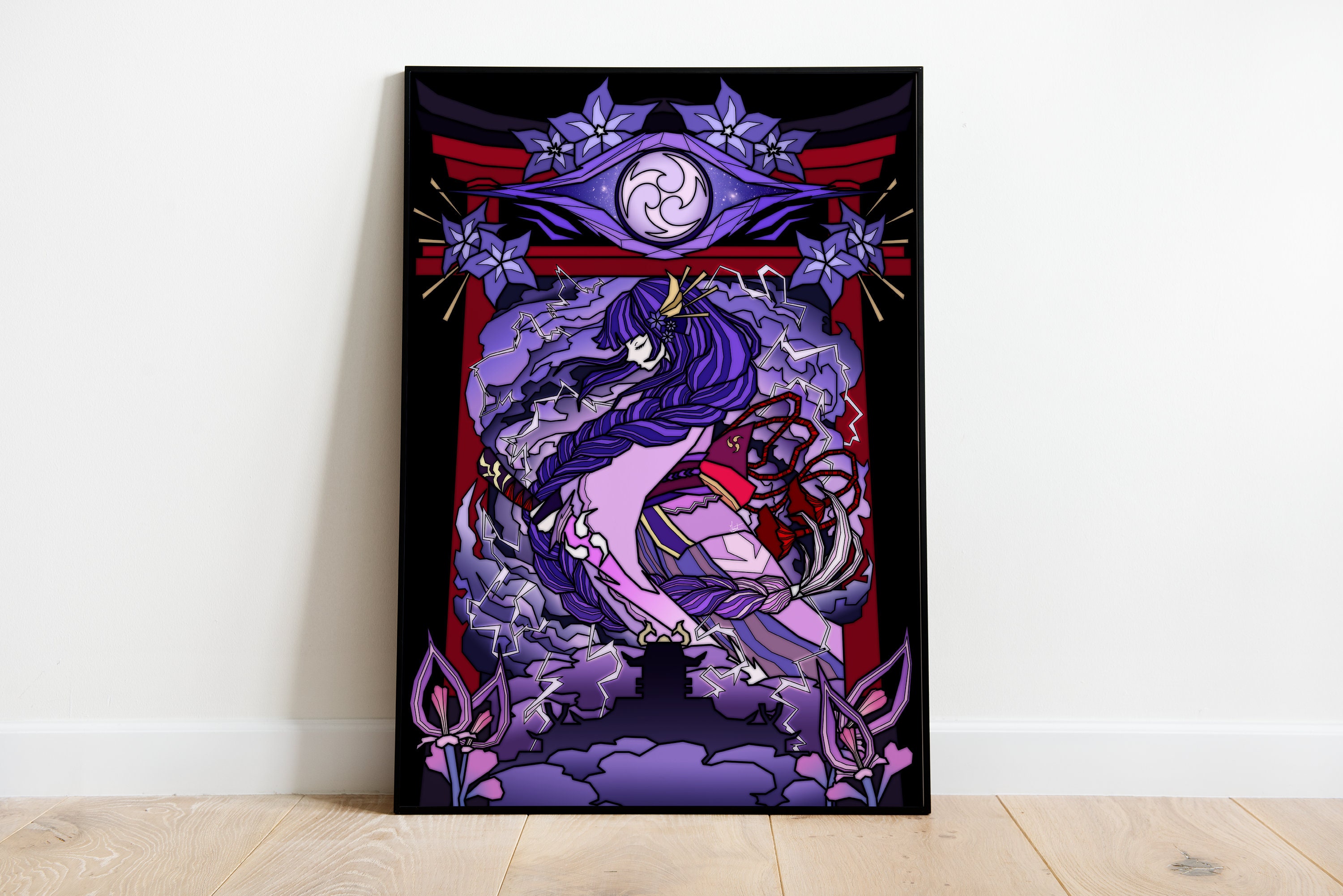 Poster Raiden Shogun Genshin Impact - Etsy