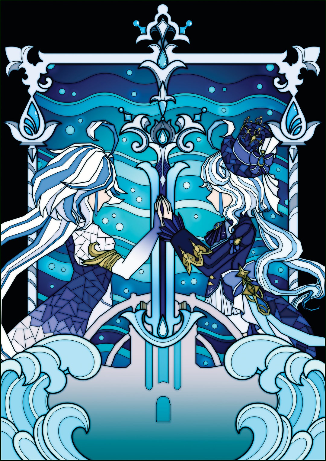 Poster Furina/focals Genshin Impact - Etsy