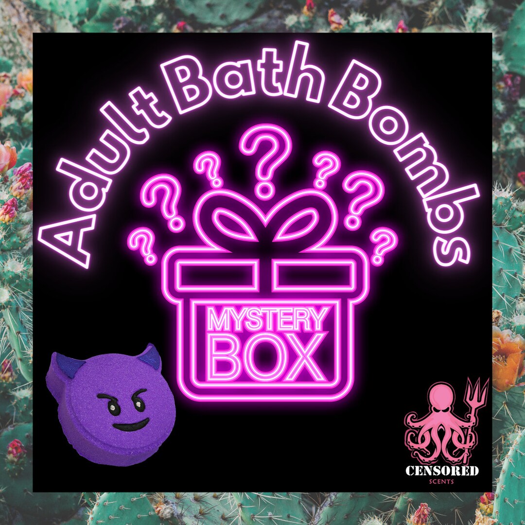 Adult Bath Bomb Mystery Box 2 X Bath Bombs Fizzer Adult Rude Theme ...