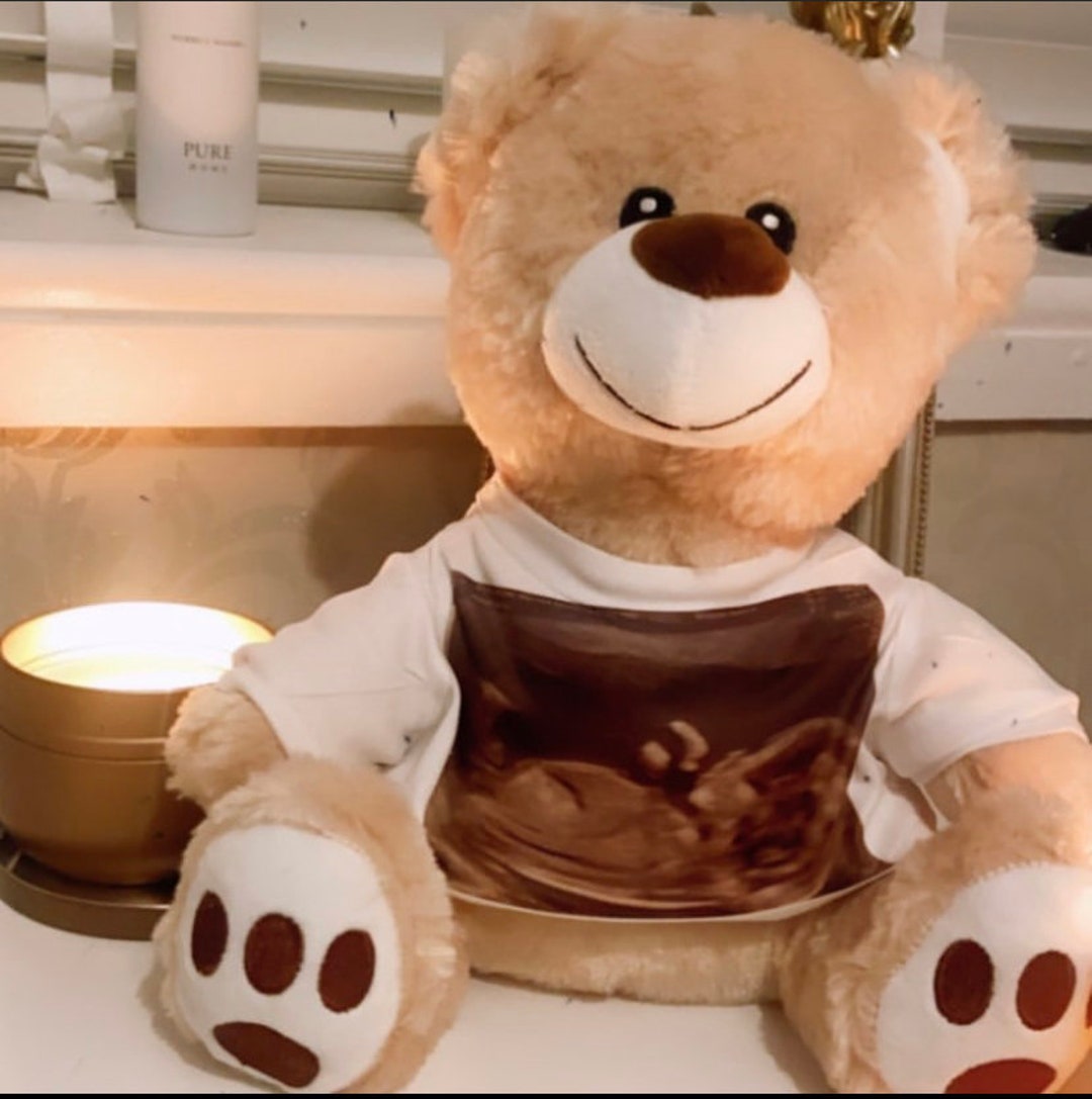 Personalised Teddy Baby Scan - Etsy UK