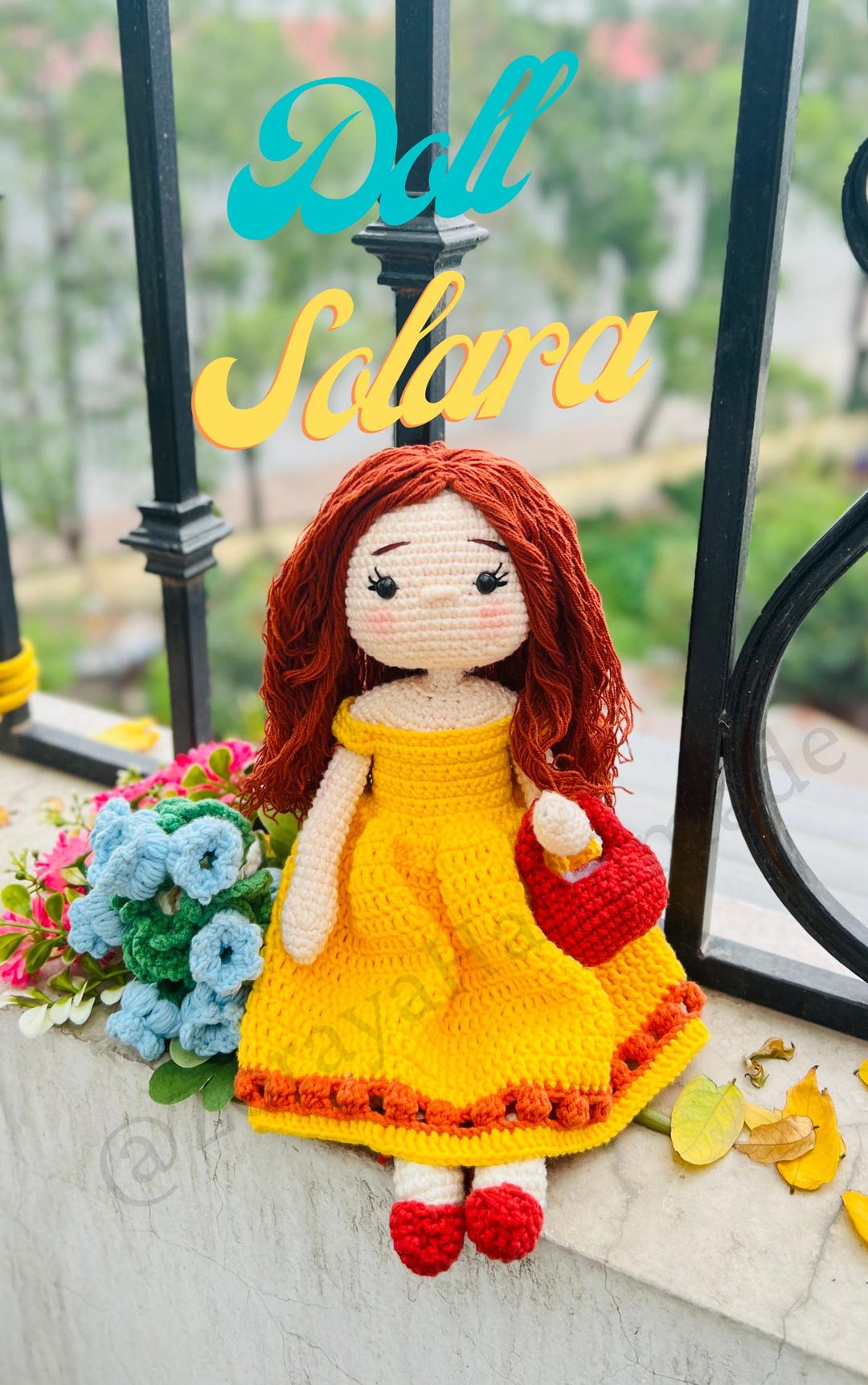 Crochet Doll Pattern, Solara Doll, Amigurumi Doll Pattern, PDF in ...