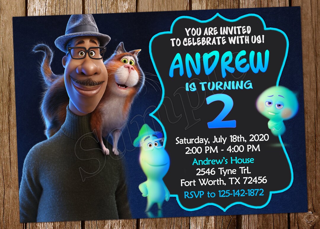 Soul Invitation Soul Birthday Soul Invite Soul Birthday Invitation Soul ...