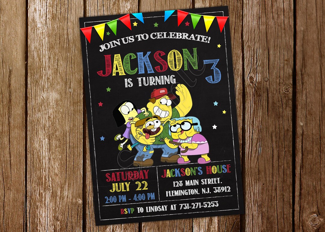 Big City Greens Invitation Big City Invitation Big City Greens Birthday ...