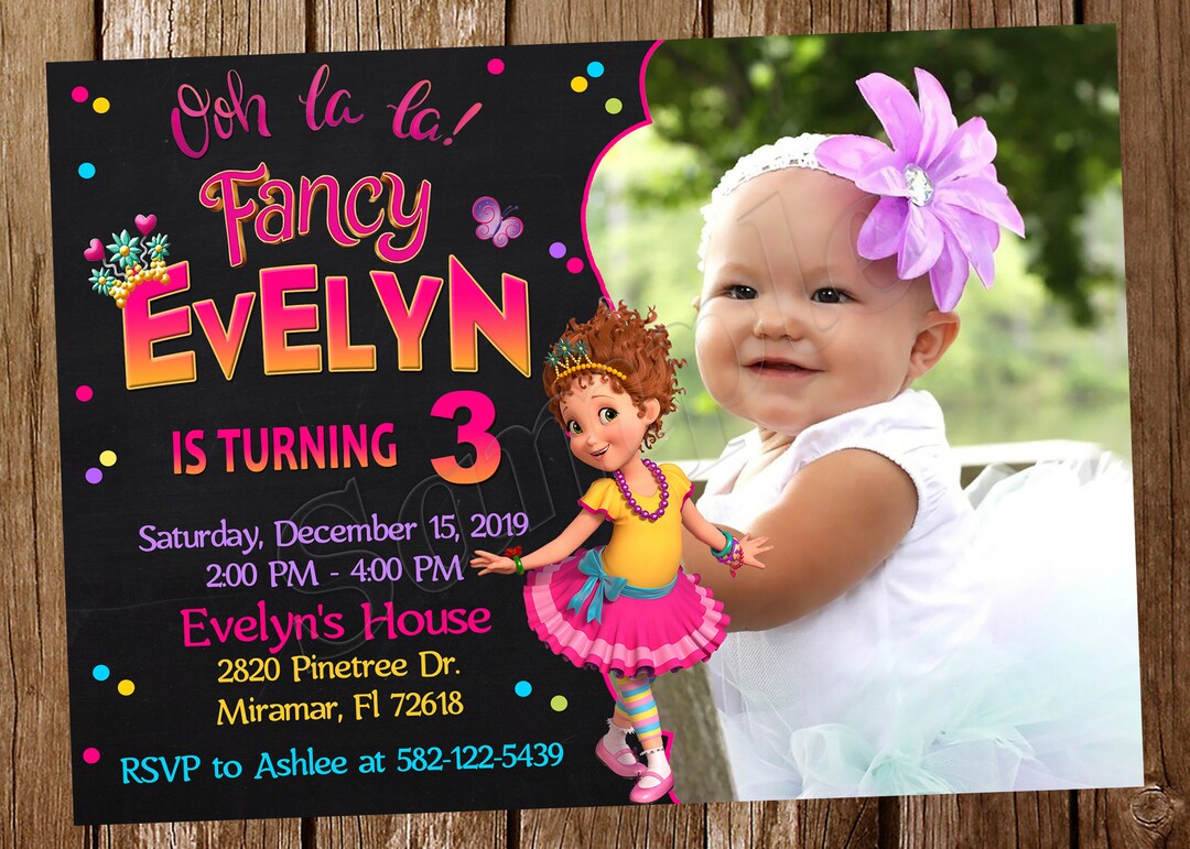 Fancy Nancy Invitation Fancy Invitation Fancy Nancy Birthday Fancy ...