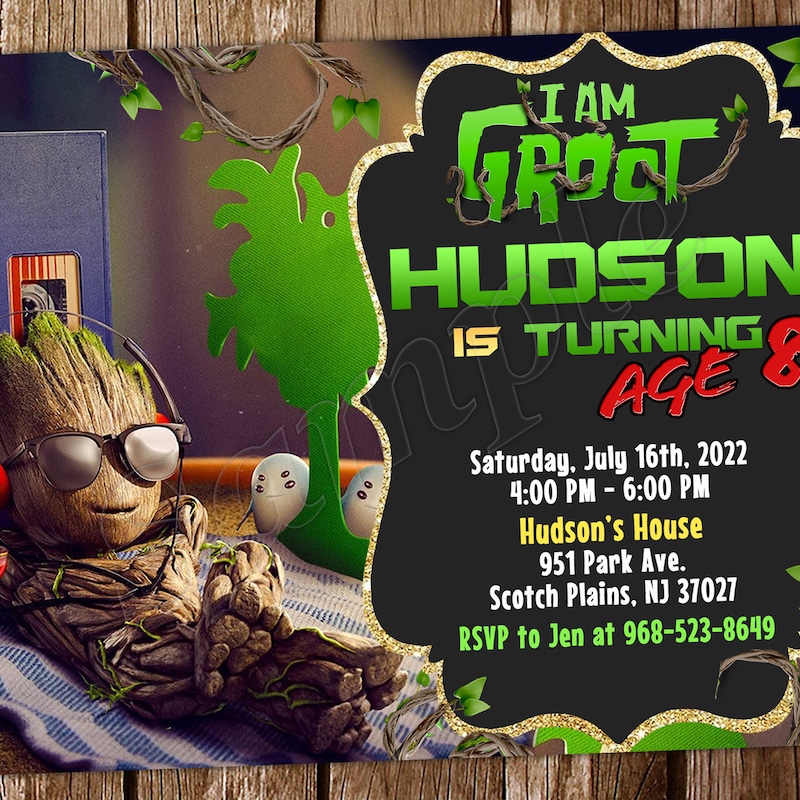 Groot Card - Etsy