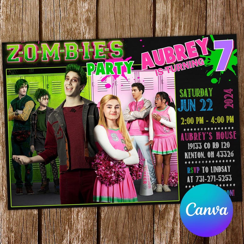 Zombies 4 Cheer Party - Etsy