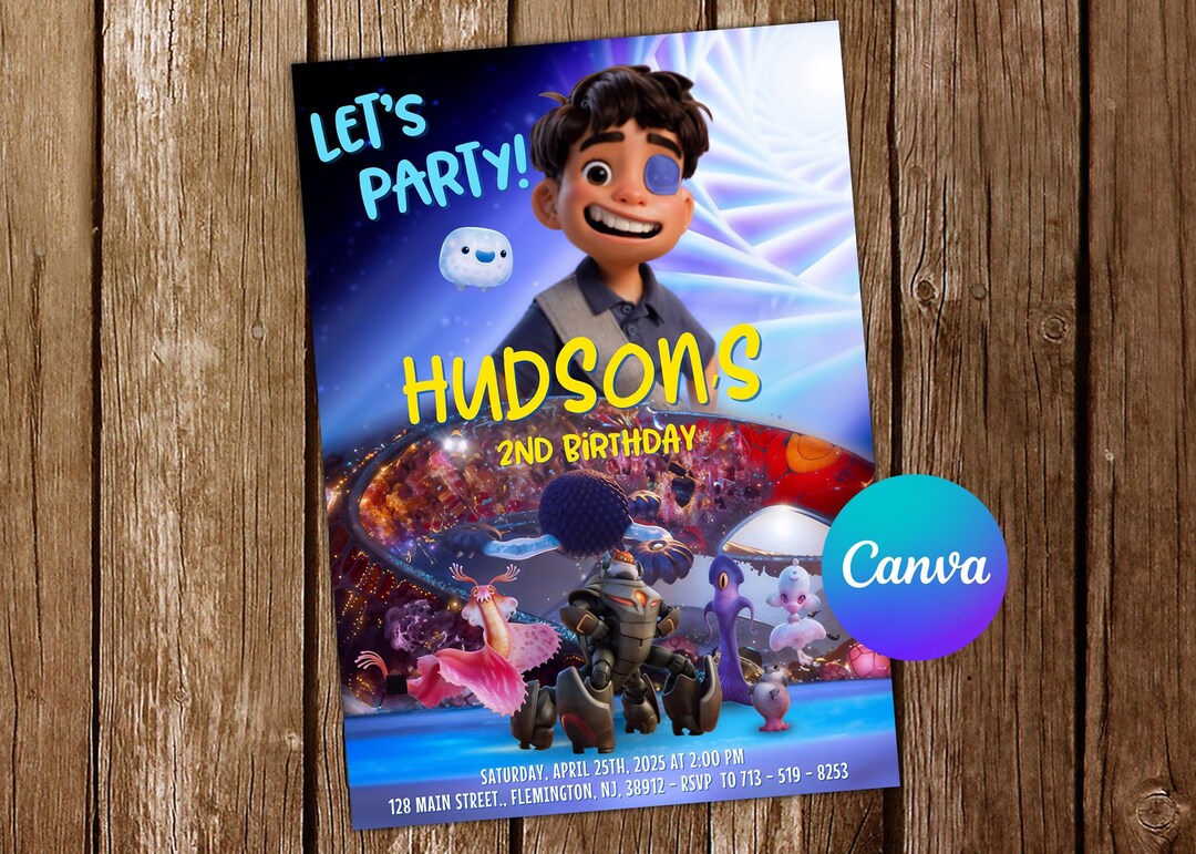 Elio Invitation Elio Birthday Invitation Elio Party Elio Editable ...