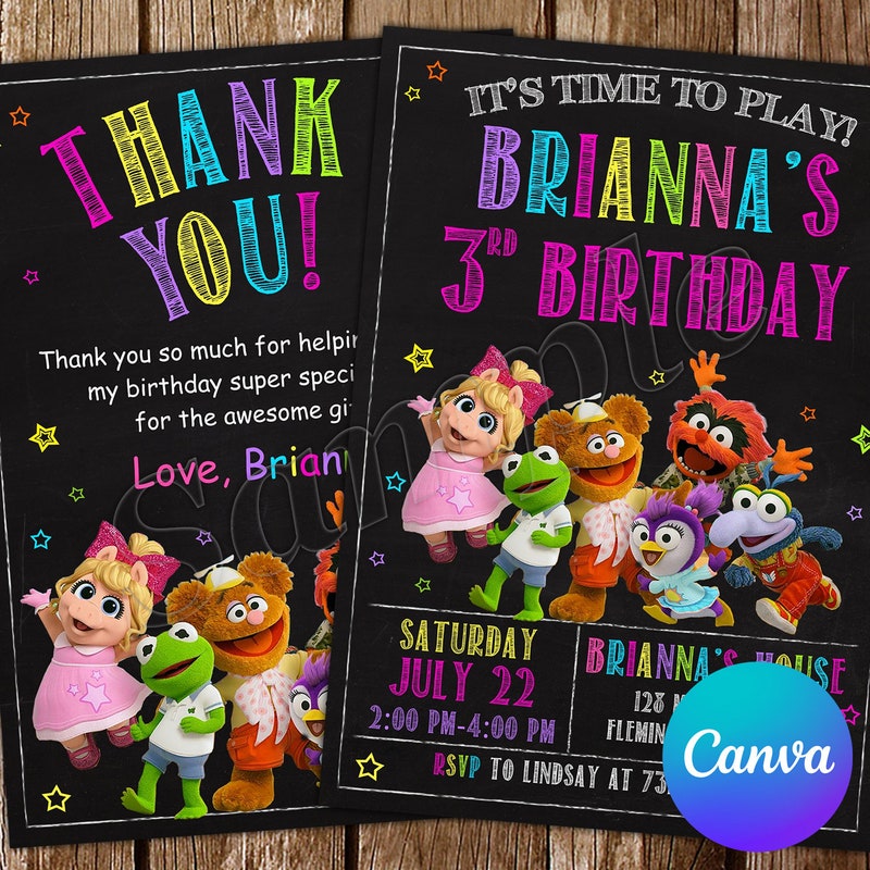 Muppet Babies Birthday - Etsy