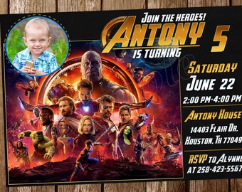 Infinity War Party - Etsy