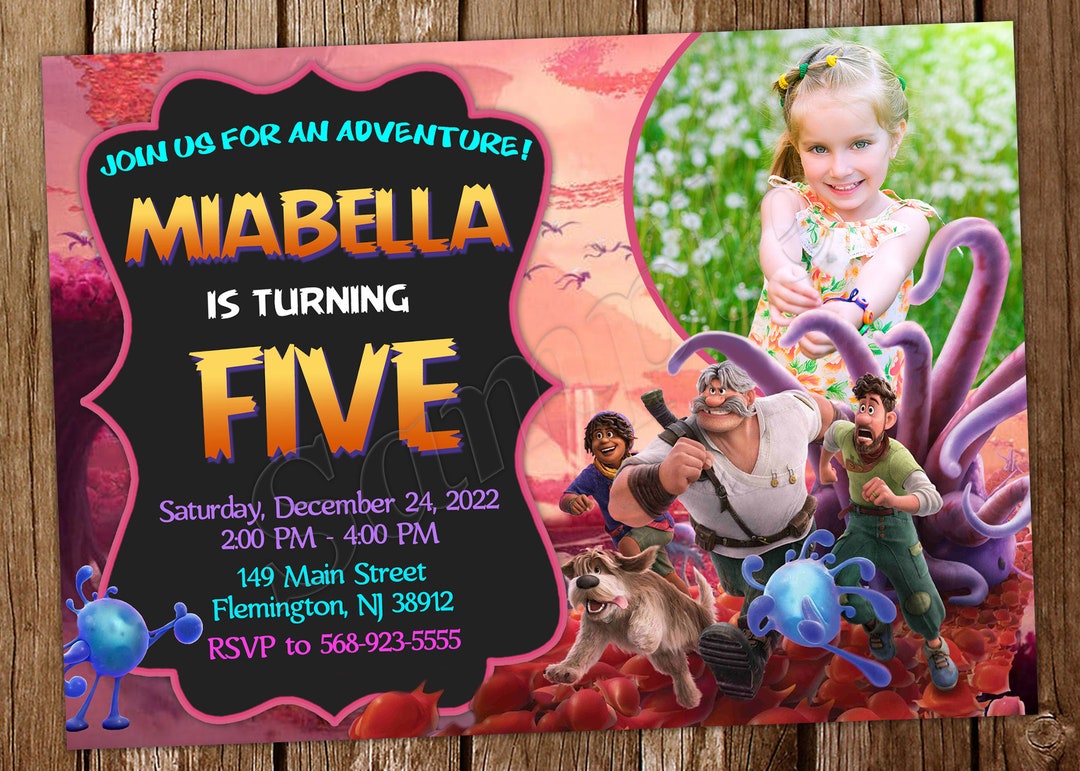 Strange World Invitation Strange World Birthday Strange World Invite ...