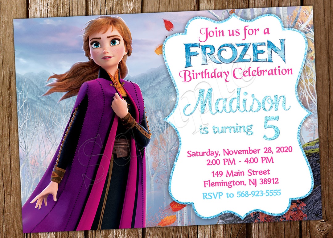 Frozen Invitation Frozen Birthday Invitation Frozen Party Frozen ...