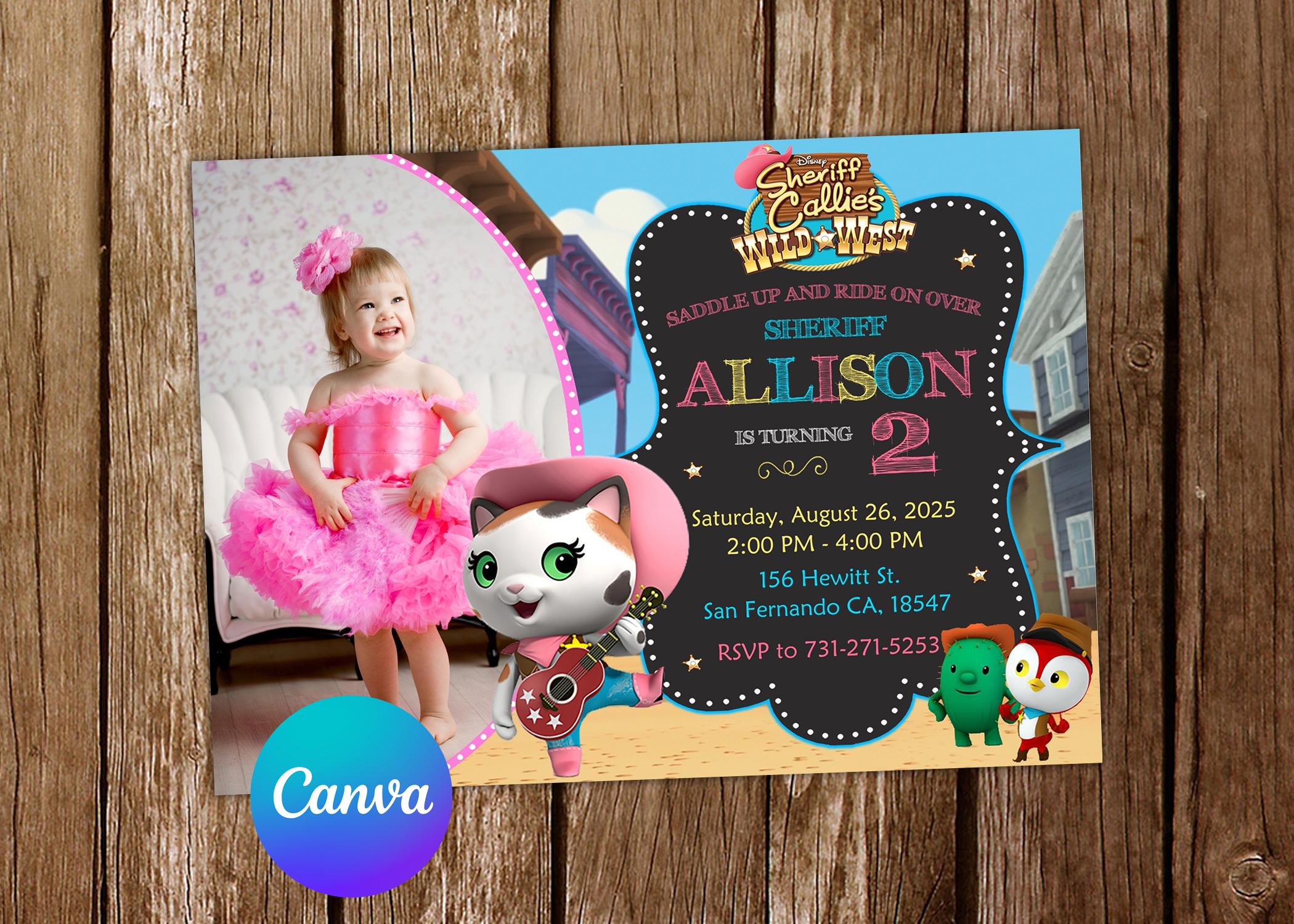 Sheriff Callie Invitation Sheriff Callie Birthday Invitation Sheriff ...