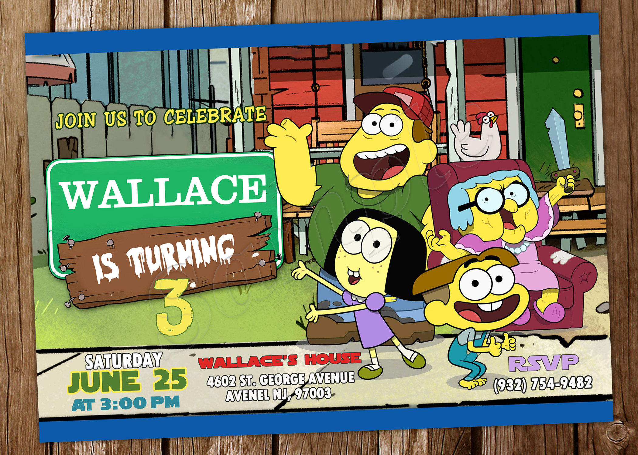 Big City Greens Invitation Big City Invitation Big City Greens Birthday ...