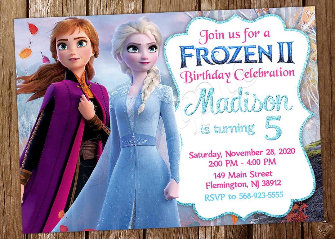 Frozen Invitation Frozen Birthday Invitation Frozen Party Frozen ...