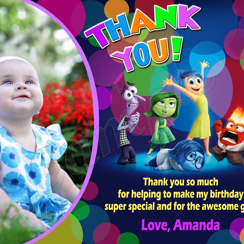 Inside Out Invite - Etsy