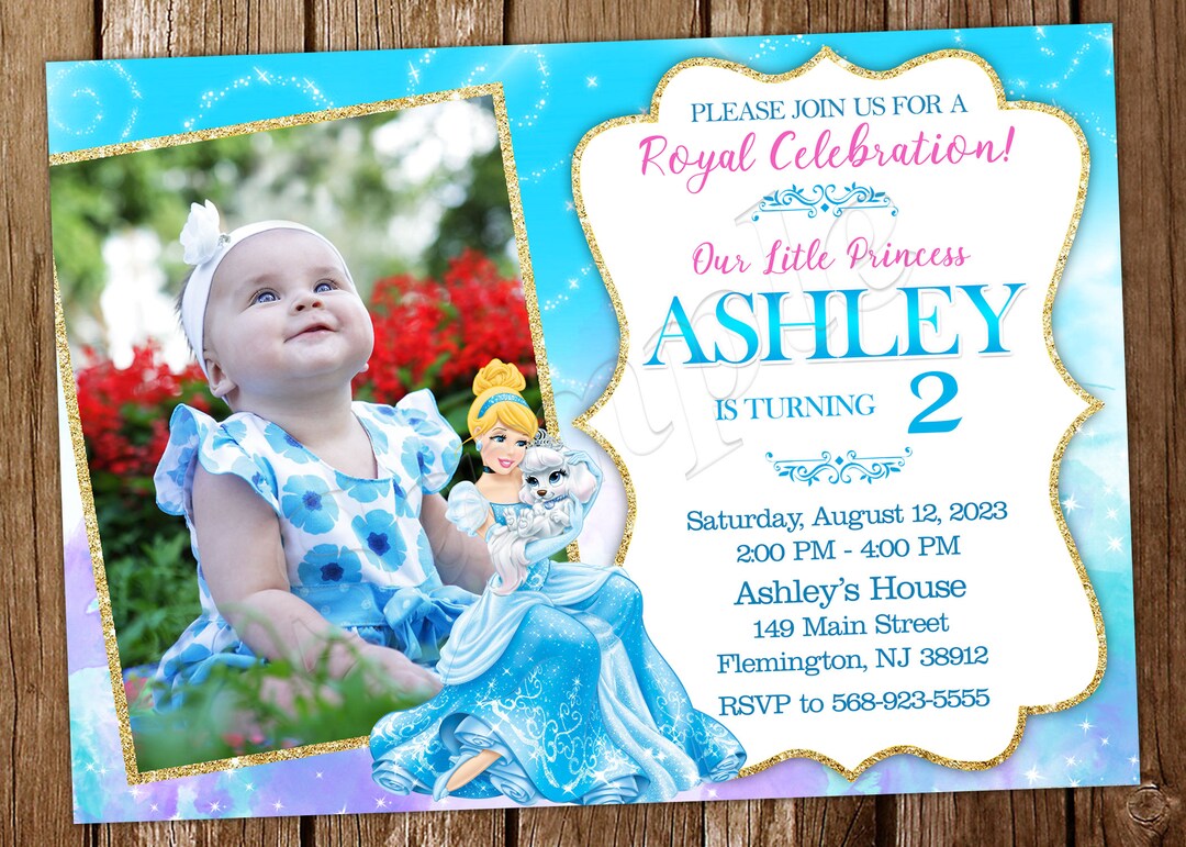 Cinderella Invitation Princess Cinderella Invitation Cinderella ...