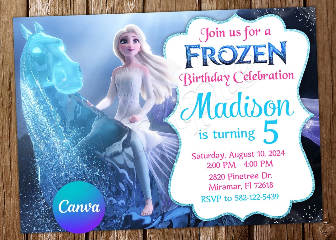 Frozen Invitation Frozen Birthday Invitation Frozen Party Frozen ...
