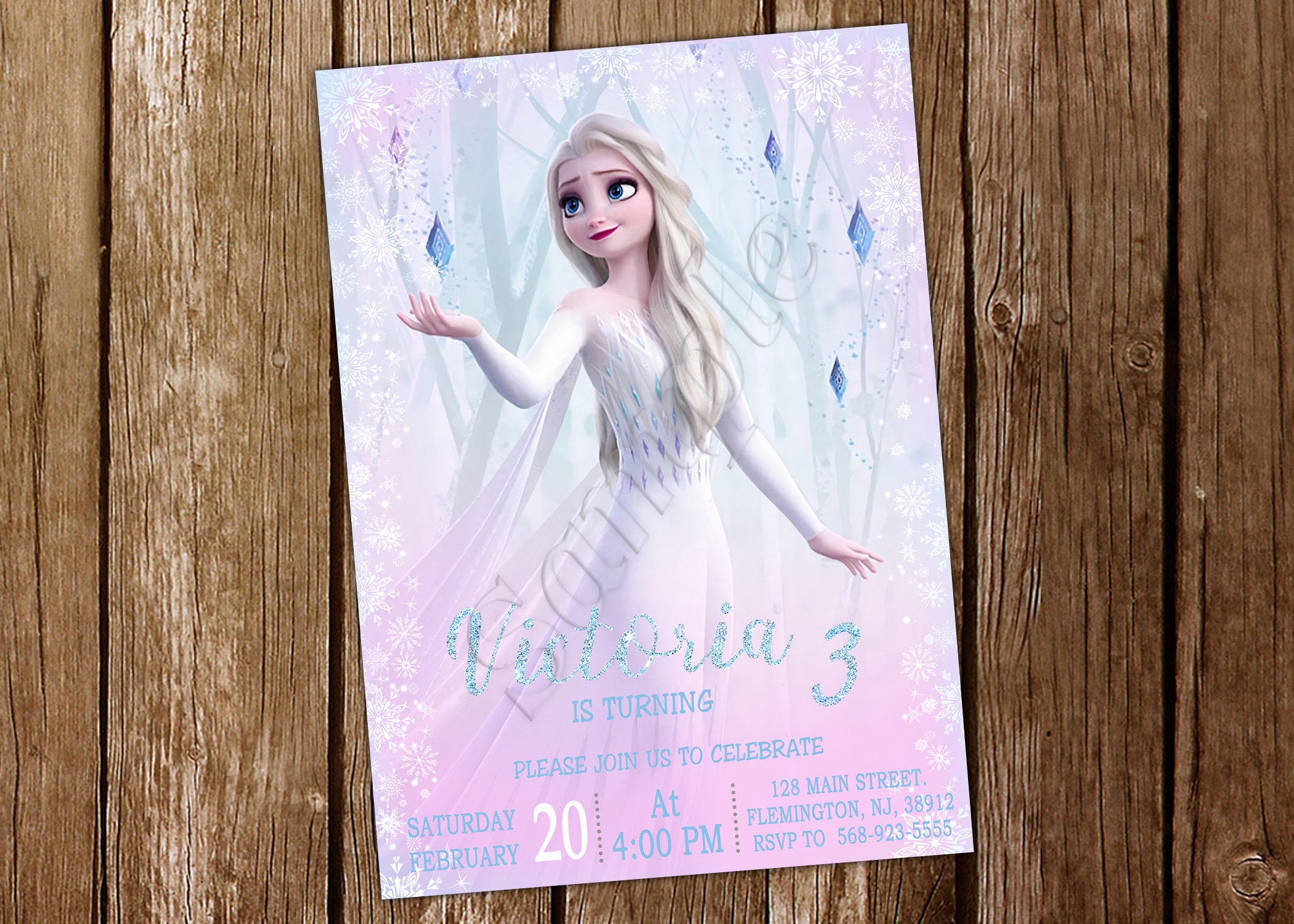 Frozen Invitation Elsa Invitation Frozen Birthday Frozen Invite Frozen ...