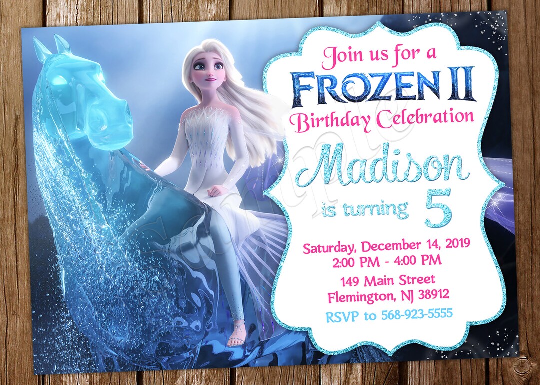 Frozen Invitation Frozen Birthday Invitation Frozen Party Frozen ...