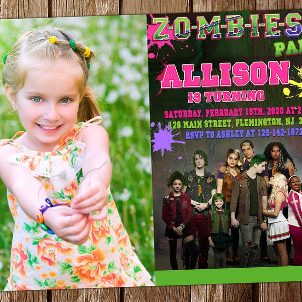 Zombie Invitation - Etsy