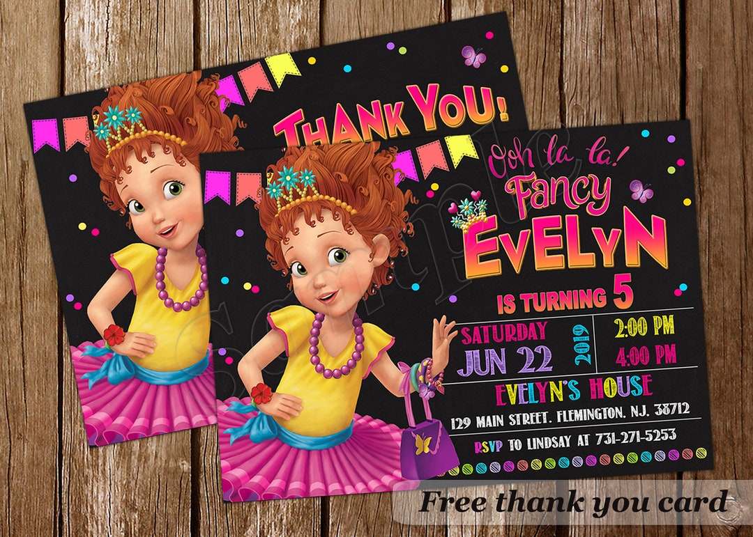 Fancy Nancy Invitation Fancy Invitation Fancy Nancy Birthday Fancy ...