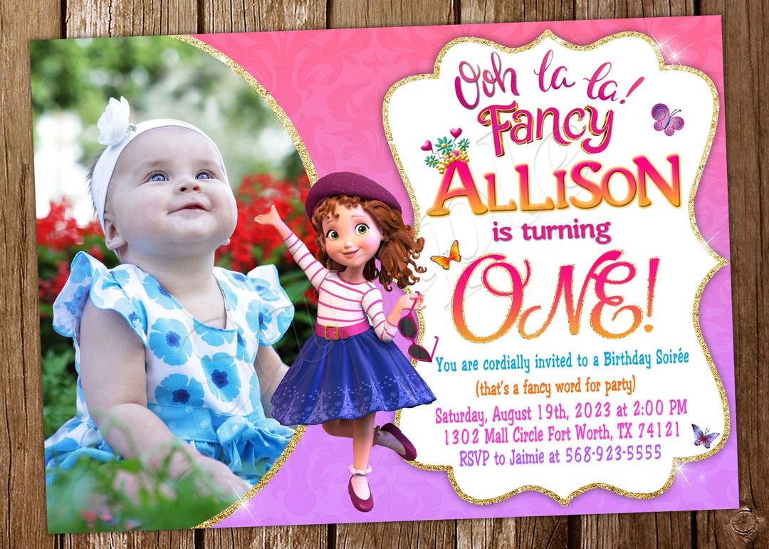 Fancy Nancy Invitation Fancy Invitation Fancy Nancy Birthday Fancy ...