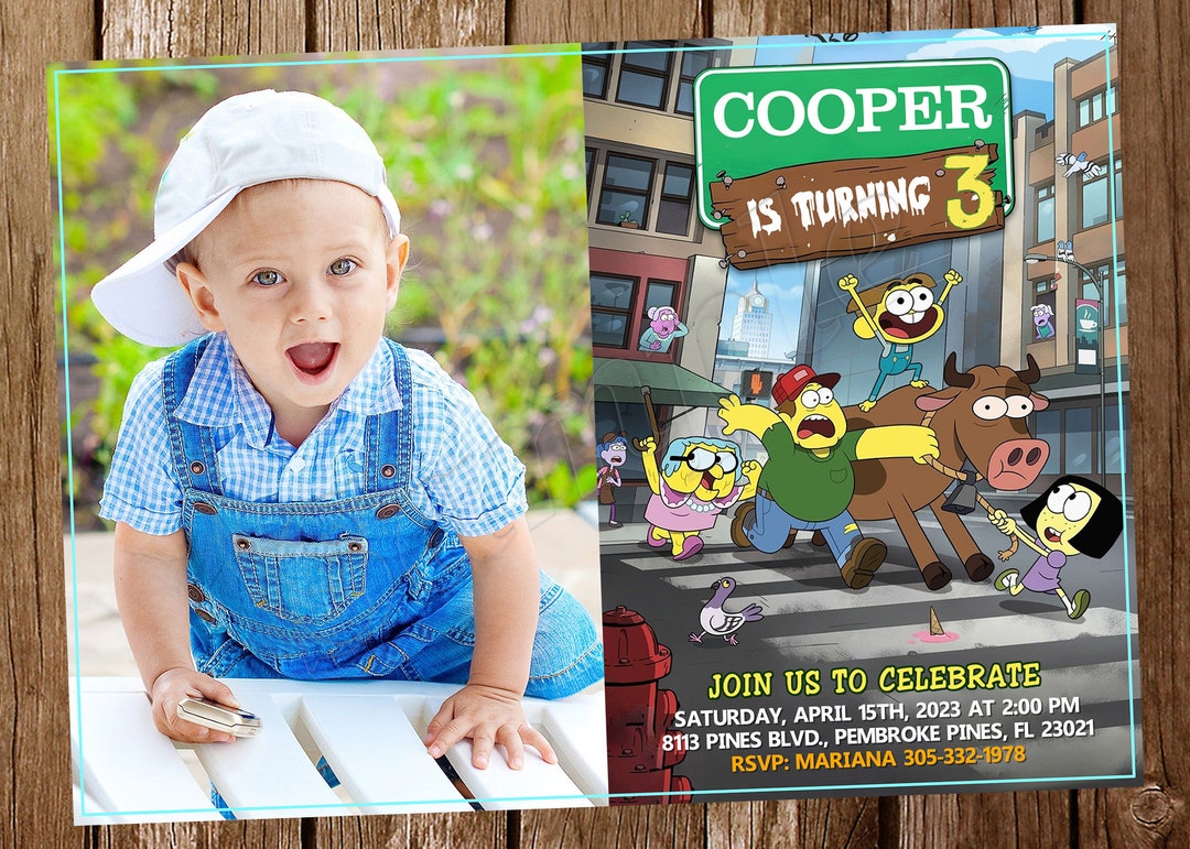 Big City Greens Invitation Big City Invitation Big City Greens Birthday ...