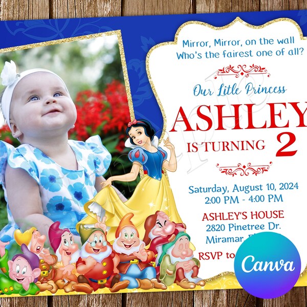 Snow White Invites - Etsy