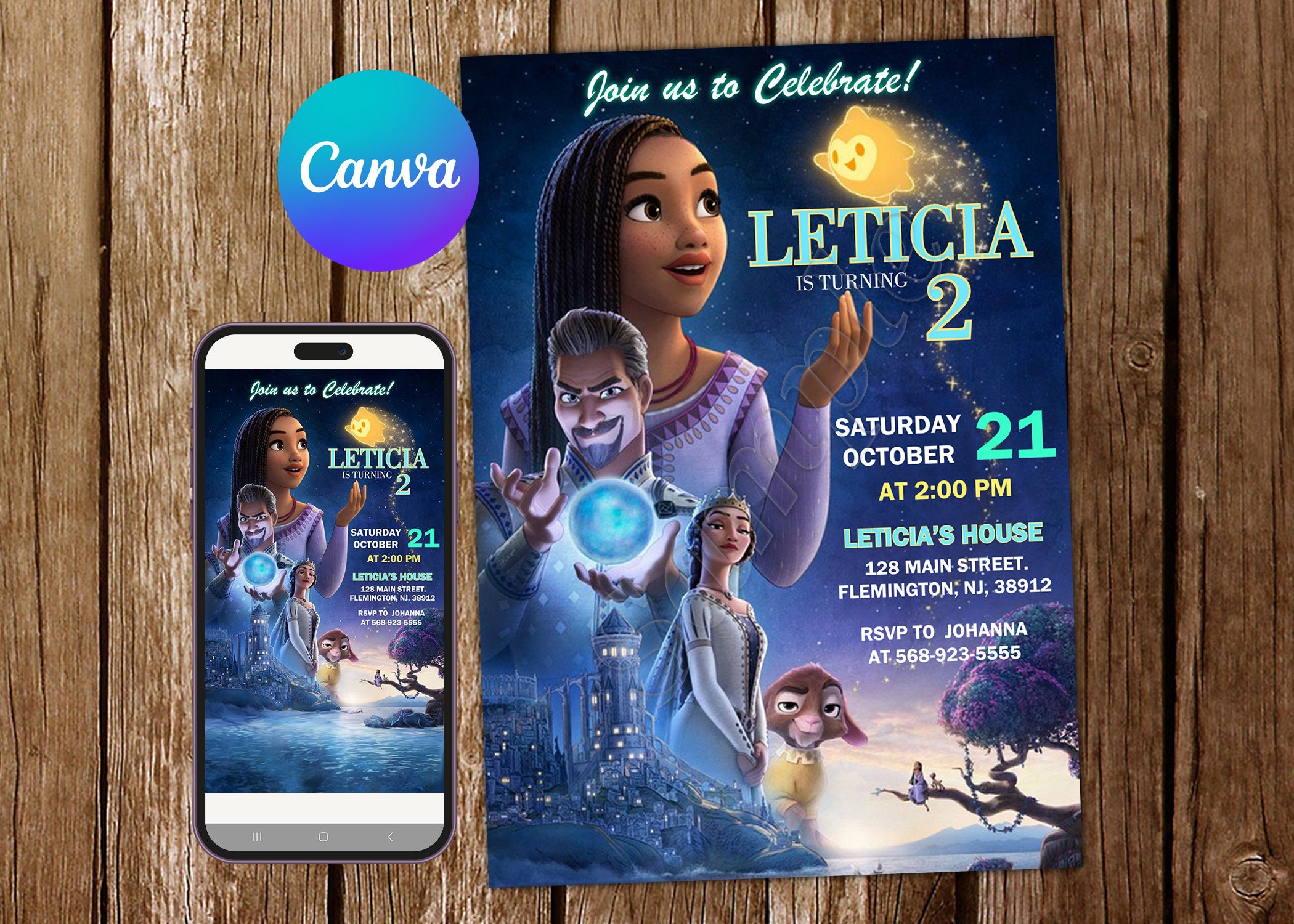 Wish Invitation Wish Birthday Invitation Wish Party Wish Invites Wish ...