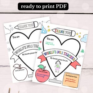 Teacher Appreciation Week, Printable Teacher Appreciation Gift, Thank ...