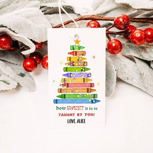 EDITABLE Thank You for Making School Merry & Bright Tag, Christmas ...