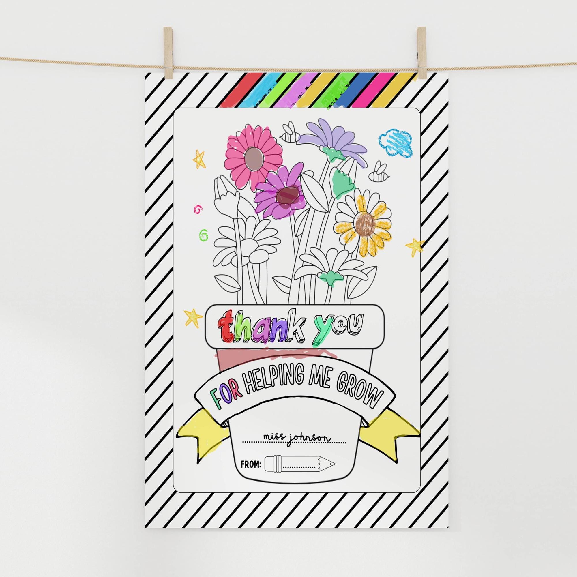 Teacher Appreciation Week, Printable Teacher Appreciation Gift, Thank ...