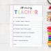 Teacher Appreciation, Printable Teacher Appreciation Week Gift, Thank ...