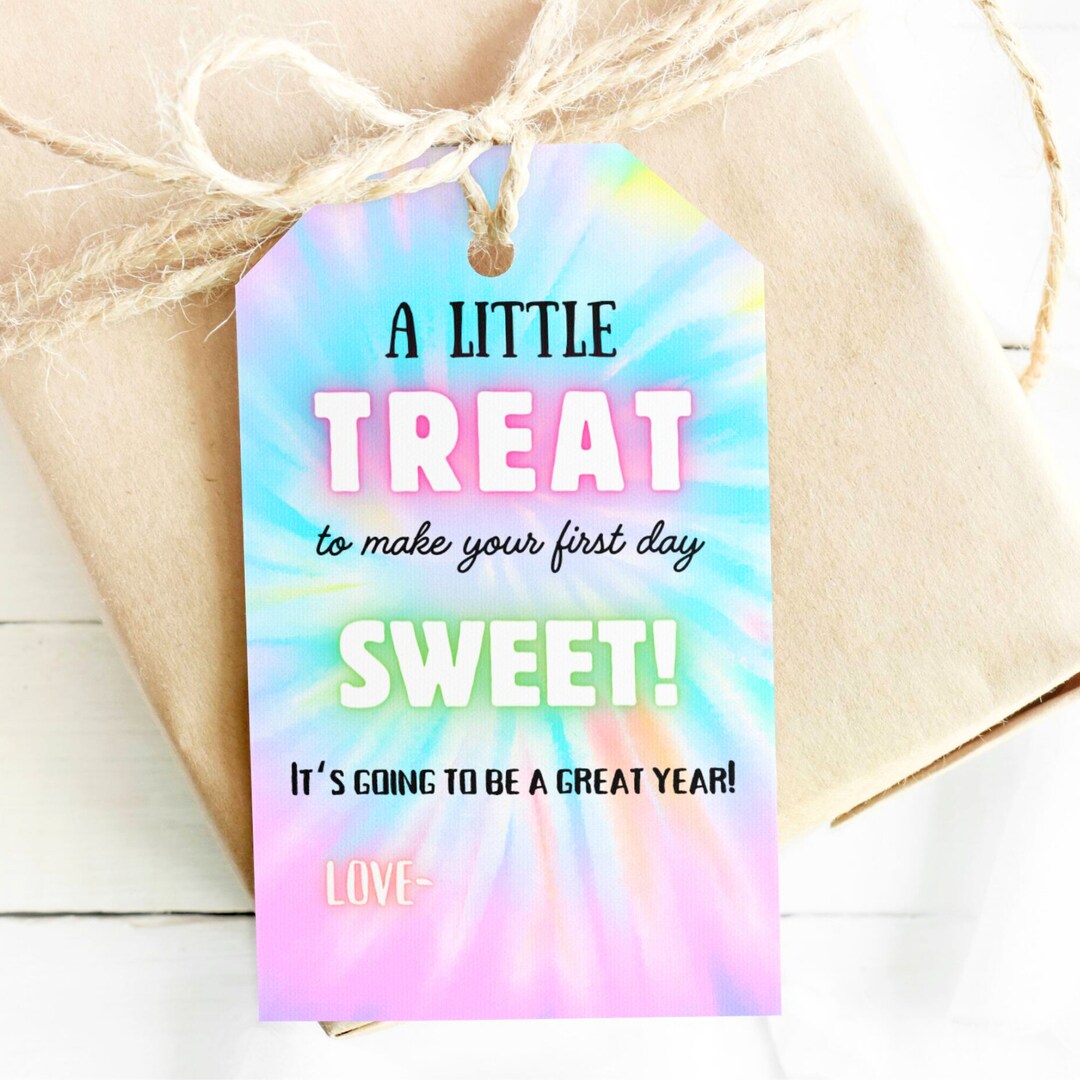 EDITABLE Back to School Gift Tag Template, Printable Class Favors ...