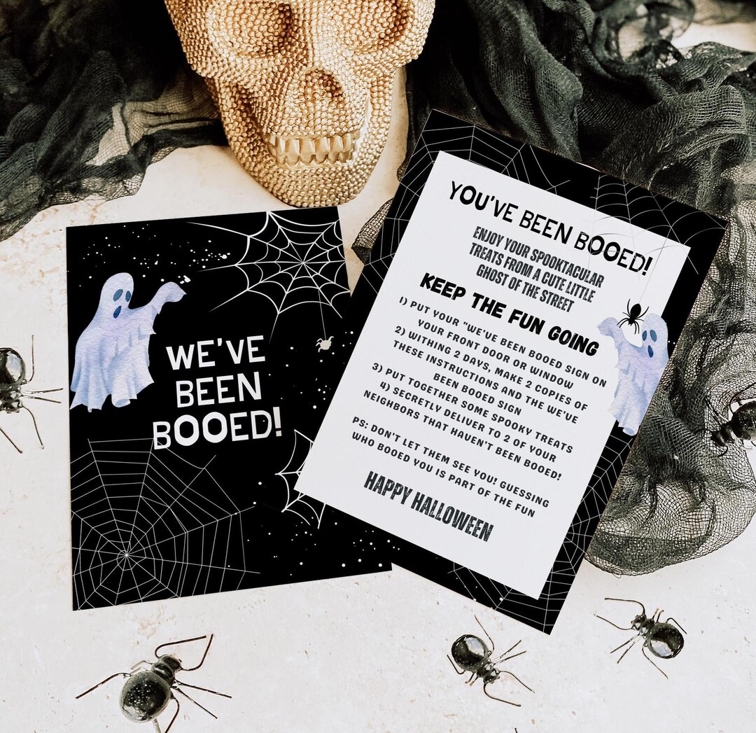 EDITABLE We've Been Booed Coworker Game, We've Been Booed at Work ...