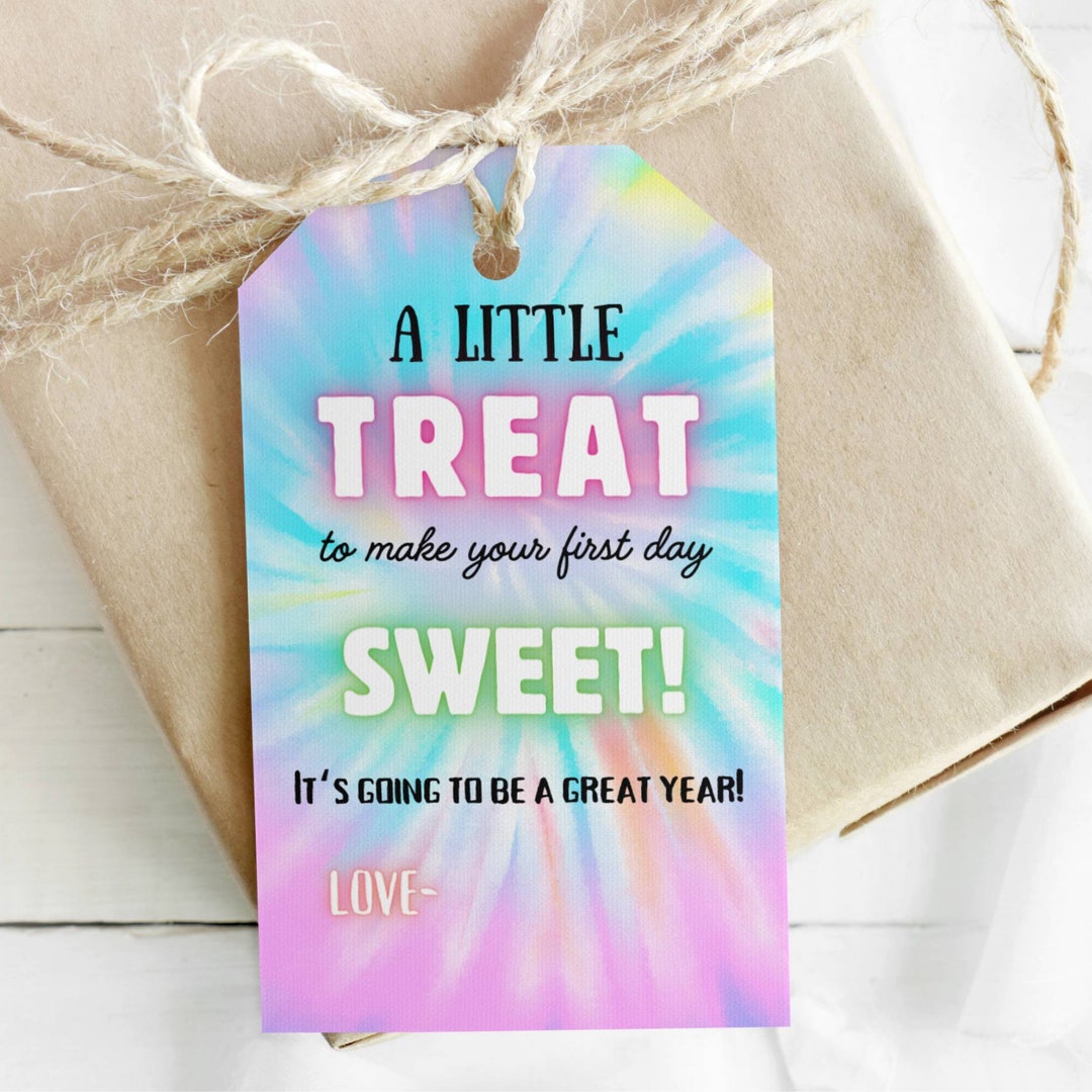 EDITABLE Back to School Gift Tag Template, Printable Class Favors ...