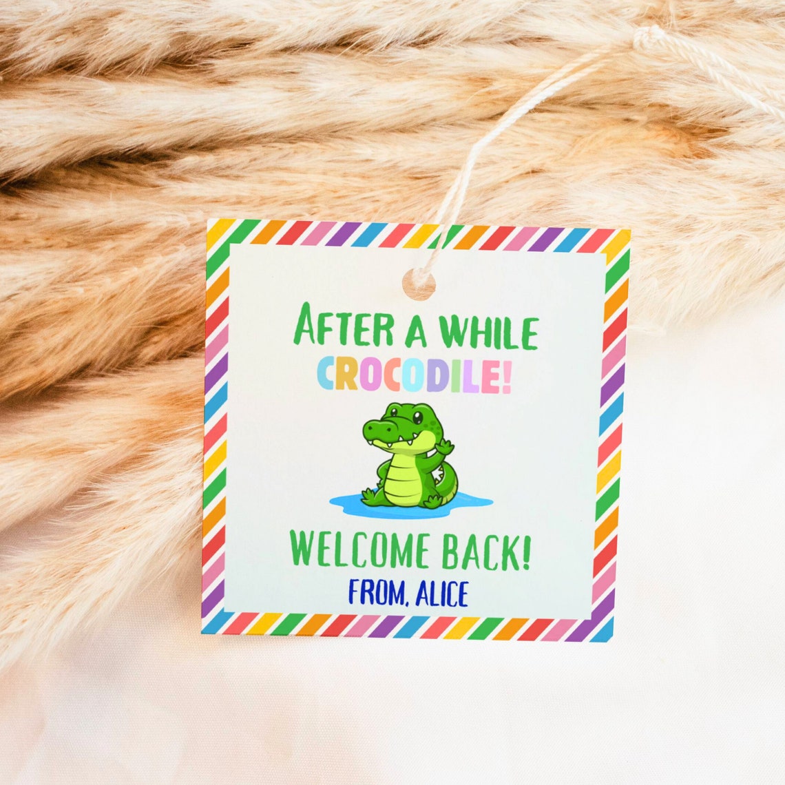 EDITABLE First Day of School Tag Back to School Friends Gift Tags ...
